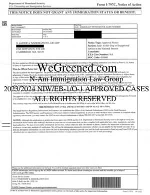 NIW/EB1A/EB1B Approved Cases - North America Immigration Law Group ...