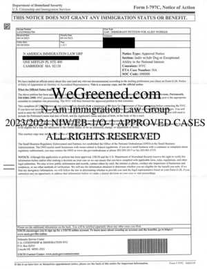 NIW/EB1A/EB1B Approved Cases - North America Immigration Law Group ...