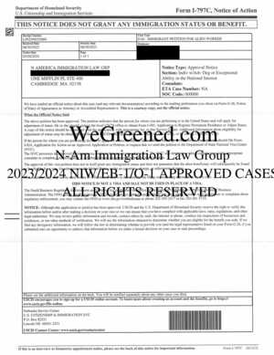 NIW/EB1A/EB1B Approved Cases - North America Immigration Law Group ...