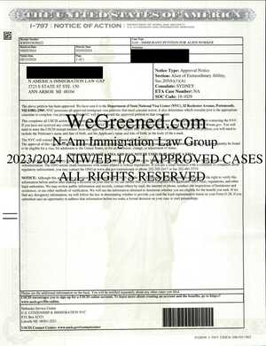 NIW/EB1A/EB1B Approved Cases - North America Immigration Law Group ...