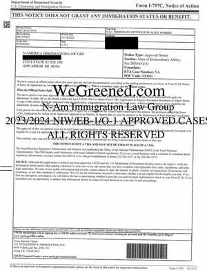 NIW/EB1A/EB1B Approved Cases - North America Immigration Law Group ...