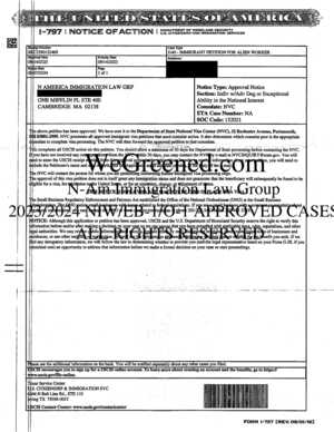 NIW/EB1A/EB1B Approved Cases - North America Immigration Law Group ...