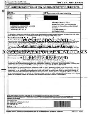 NIW/EB1A/EB1B Approved Cases - North America Immigration Law Group ...